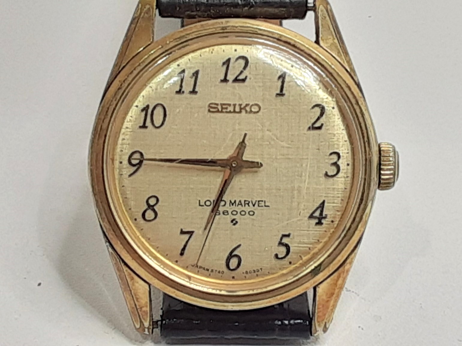 【楽天市場】セイコー SEIKO ロードマーベル メンズ 腕時計 5740-8030 手巻き 36000 振動 ゴールド ブラウン 茶 SS ...