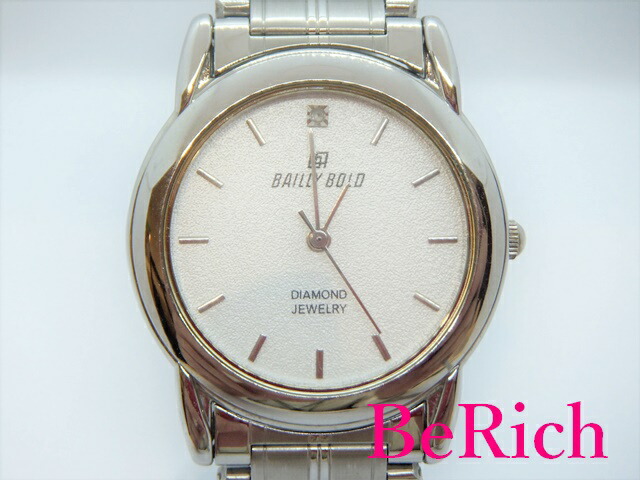 【楽天市場】ベイリーボールド BAILLY BOLD メンズ 腕時計 BBG-613M 白 ホワイト 文字盤 SS シルバー アナログ ...