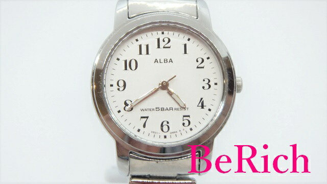 【楽天市場】セイコー SEIKO アルバ ALBA レディース 腕時計 F293-0EB0 白 ホワイト 文字盤 SS シルバー アナログ ...