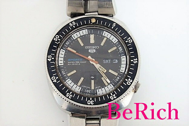 【楽天市場】セイコー SEIKO ファイブ 5 スポーツ 自動巻 メンズ 腕時計 デイデイト 5126-6030 黒 ブラック 文字盤 SS ...