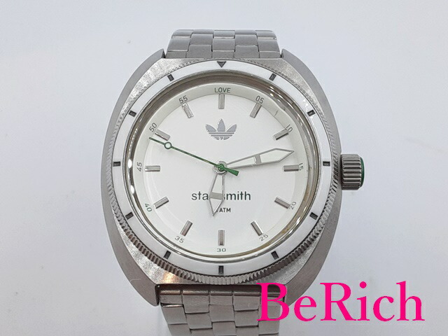 【楽天市場】アディダス adidas スタンスミス メンズ 腕時計 ADH-3007 白 ホワイト 文字盤 SS ブレス アナログ クォーツ ...