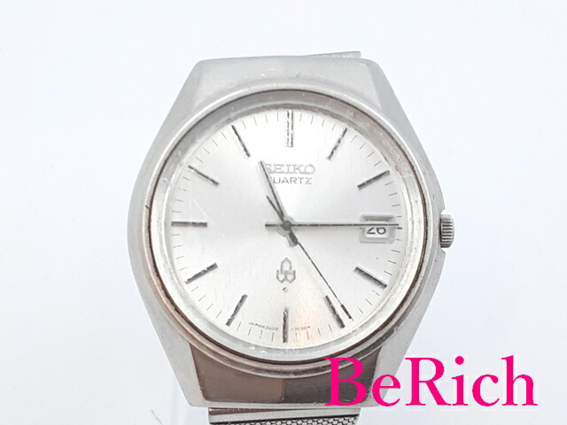 【楽天市場】セイコー SEIKO メンズ 腕時計 デイト 3802-7020 シルバー 文字盤 SS ブレス アナログ QZ クォーツ ...