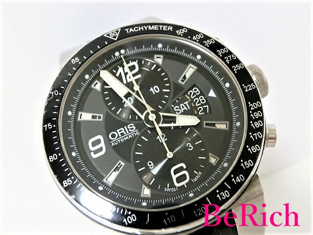 【楽天市場】オリス ウィリアムズ 7614 デイデイト クロノグラ メンズ 腕時計 自動巻き SS/ラバー ブラック文字盤 ORIS 【中古】【送料無料】 mk2043：BeRich 楽天市場支店