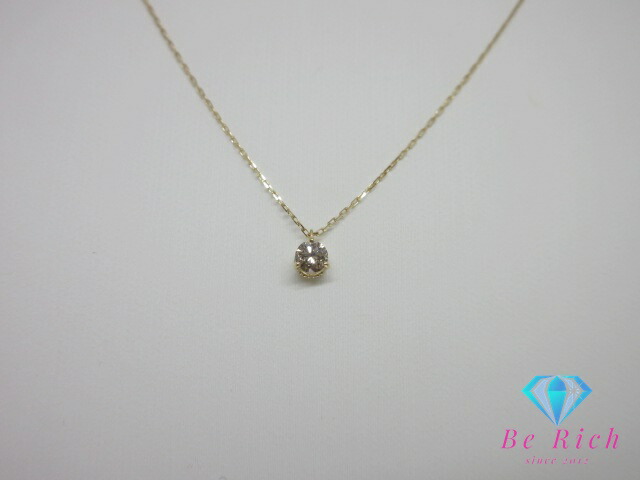 【楽天市場】アガット agate K18 YG ダイヤモンド 0.15ct 付 デザイン ネックレス ペンダント 18金 750 イエロー ゴールド メレ 宝石 ジュエリー アクセサリー ...