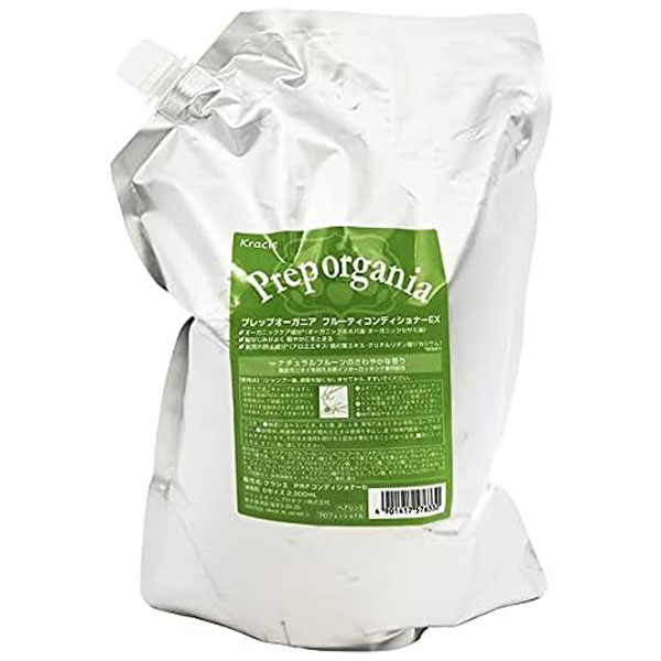 【楽天市場】クラシエ プレップオーガニア フルーティコンディショナーEX 2300ml 詰替え用 KRACIE：ベスバ 楽天市場店