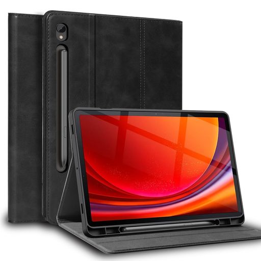 【楽天市場】GEXMILケースSAMSUNGGALAXYTABS911インチ高級レザー製アジャスタブルスタンド防指紋耐衝撃性アジャスタブル ...