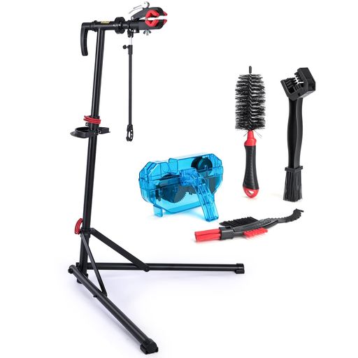 CXWXC 自転車 メンテナンススタンド クリーナーセット 安定感 高さ調節 角度調節 ワークスタンド 折りたたみ式 工具トレー付 軽量 コンパ 楽天市場】CXWXC 自転車 メンテナンススタンド クリーナーセット 安定