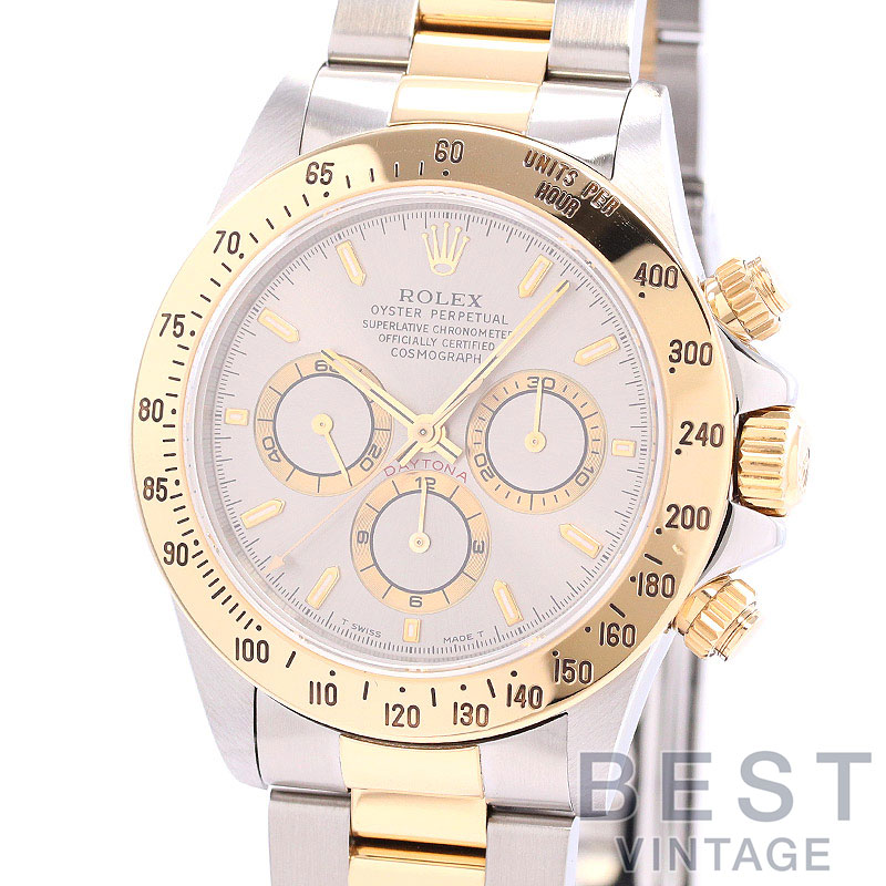 【楽天市場】【OH済】 ロレックス 【ROLEX】 コスモグラフ デイトナ 16523 メンズ グレー K18イエローゴールド/ステンレス ...