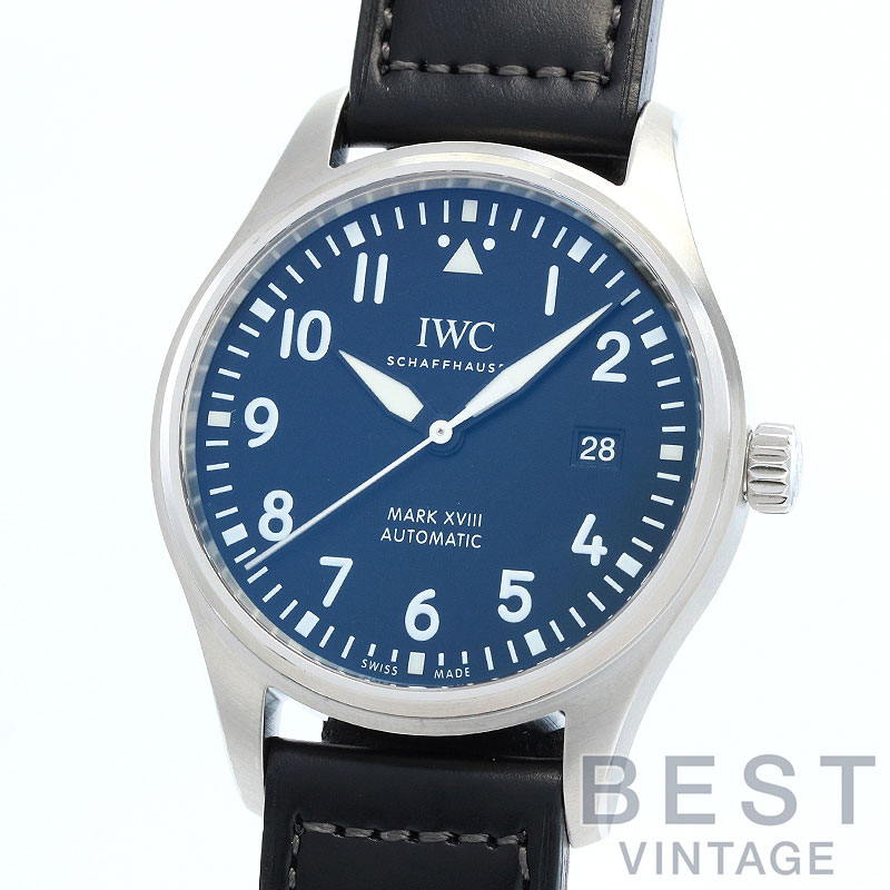 【楽天市場】アイダブリューシー 【IWC 】 パイロットウォッチ マーク18 IW327009 メンズ ブラック ステンレススティール 腕時計 ...
