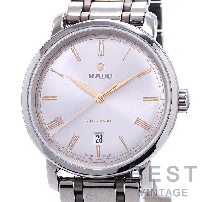 【楽天市場】ラドー 【RADO】 ダイヤマスター R14806102 メンズ シルバー セラミック 腕時計 時計 DIAMASTER ...