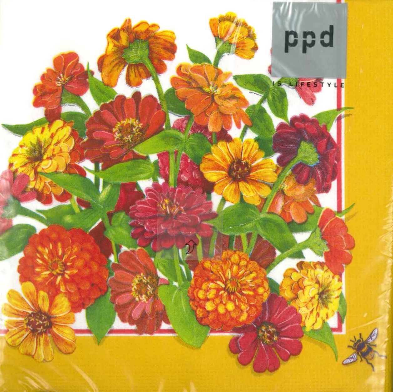 【楽天市場】PPD ペーパーナプキン ランチサイズ 33x33cm 20枚入 デコパージュ おしゃれ テーブルコーディネート 紙ナプキン ...