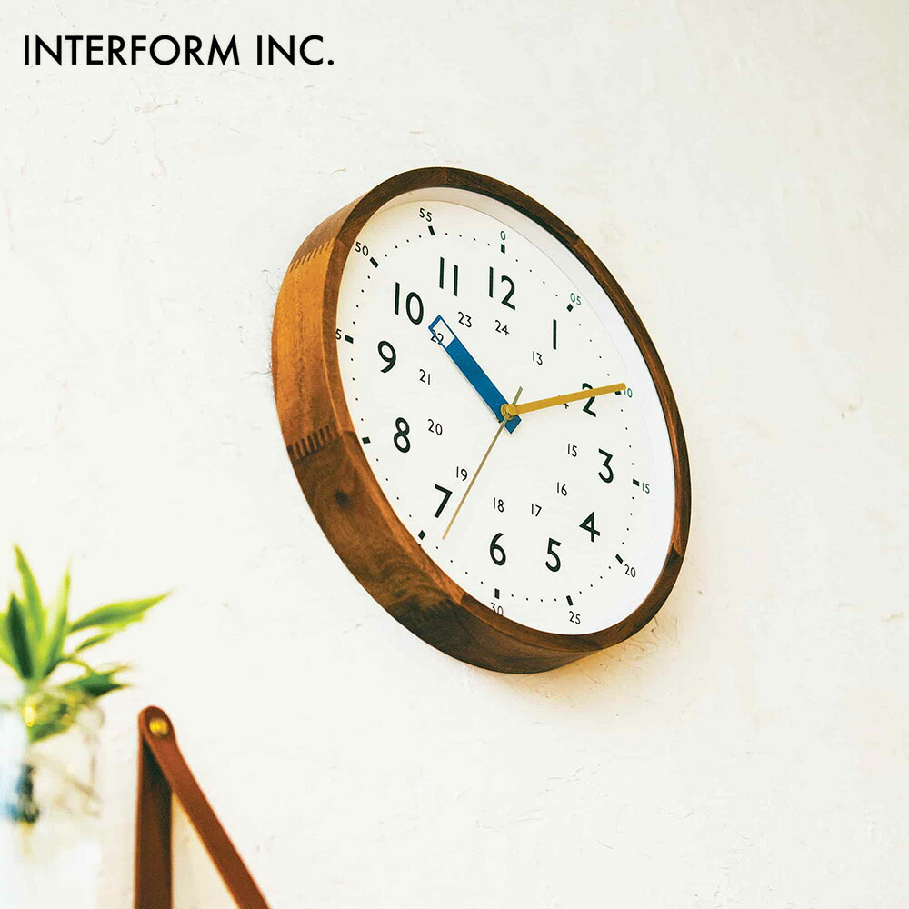 【楽天市場】ウォールクロック ストゥールマン 電波時計 30cm CL-2937 Storuman INTERFORM INC. | 時計 掛け時計 ウォールクロック インテリア 電波時計 ...