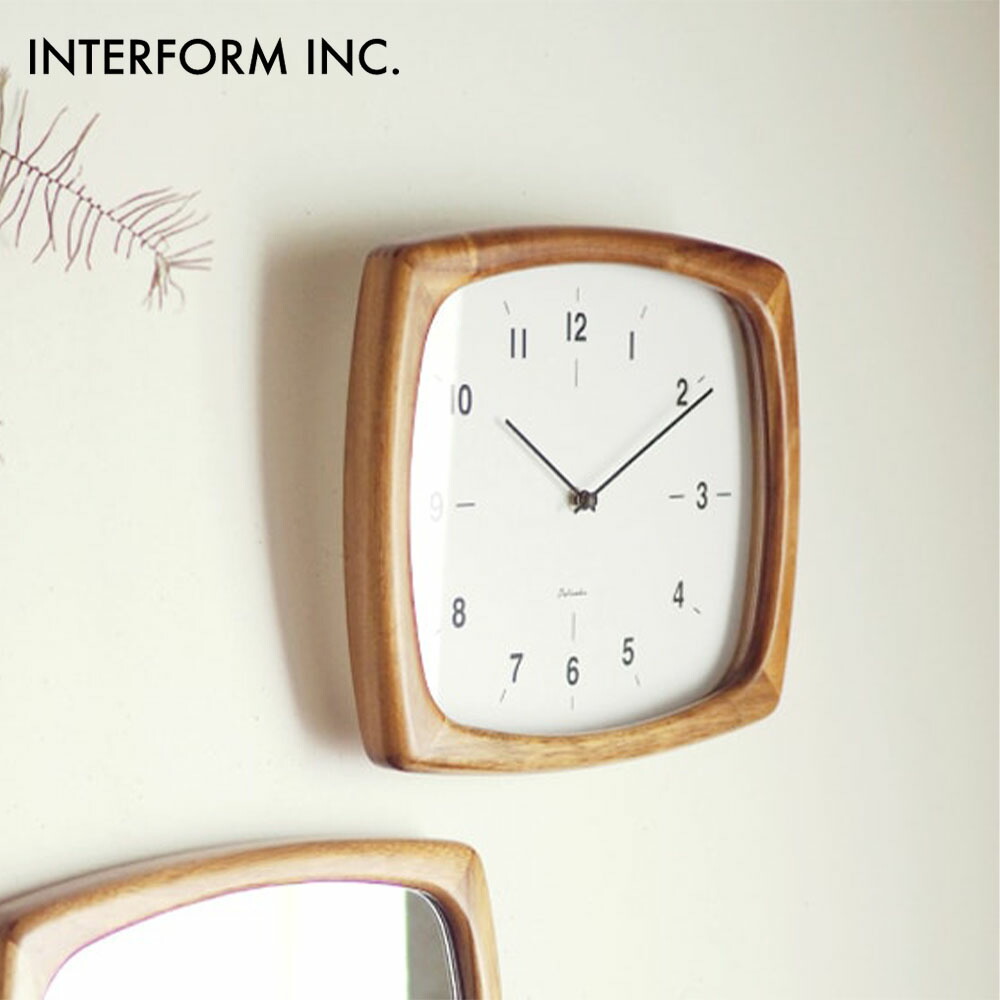 【楽天市場】ウォールクロック ニフェル 電波時計 33cm CL-3355LB Niffer INTERFORM INC. | 時計 掛け時計 ウォールクロック インテリア 電波時計 北欧 ...