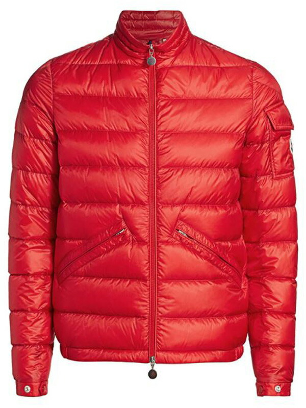 【楽天市場】★ポイント5倍★モンクレール MONCLER【AGAY GIUBBOTTO】 メンズ ライトダウンジャケット RED (レッド ...