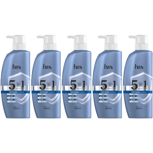 【楽天市場】【5個セット】h＆s 5in1 クールクレンズ シャンプー ポンプ 340g(4987176243355-5)：ベストHBI