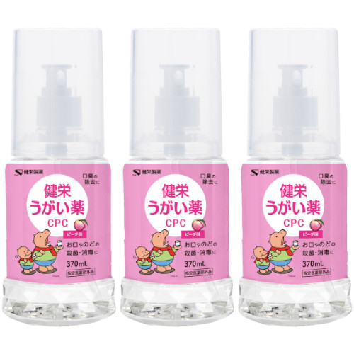 【楽天市場】健栄うがい薬CPC ピーチ味 370ml【3個セット】(4987286418292-3)：ベストHBI
