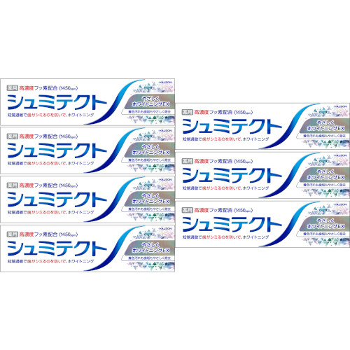 【楽天市場】【7個セット】シュミテクト やさしくホワイトニングEX〈1450ppm〉95g(4987977000690-7)：ベストHBI
