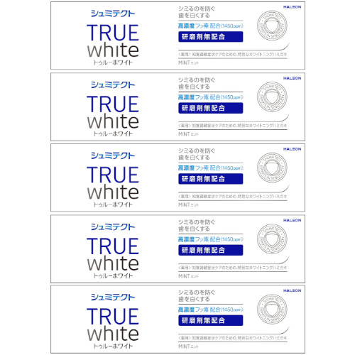 【楽天市場】【5個セット】シュミテクト トゥルーホワイト〈1450ppm〉80g(4987977000737-5)：ベストHBI