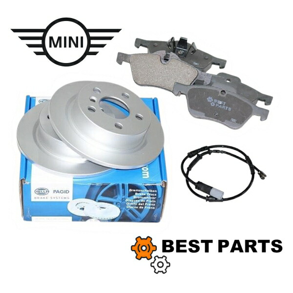 【楽天市場】新品 BMW MINI リアブレーキローター パッド センサー セット F55 F56 F57 34216799383 PAGID ...