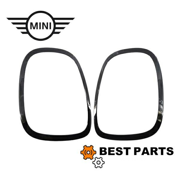【楽天市場】新品 BMW MINI テールランプリング クロームブラック 2個セット F55 F56 F57 63217464171 ...