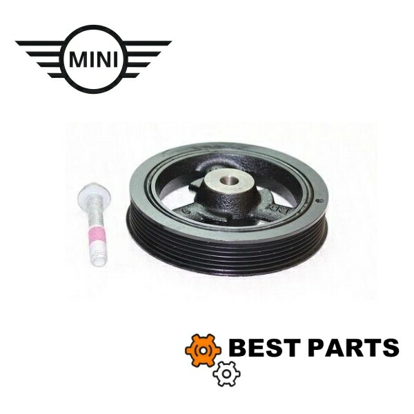 【楽天市場】新品 BMW MINI クランクプーリー バイブレーションダンパーボルト付 R50 R52 11237829906 ...