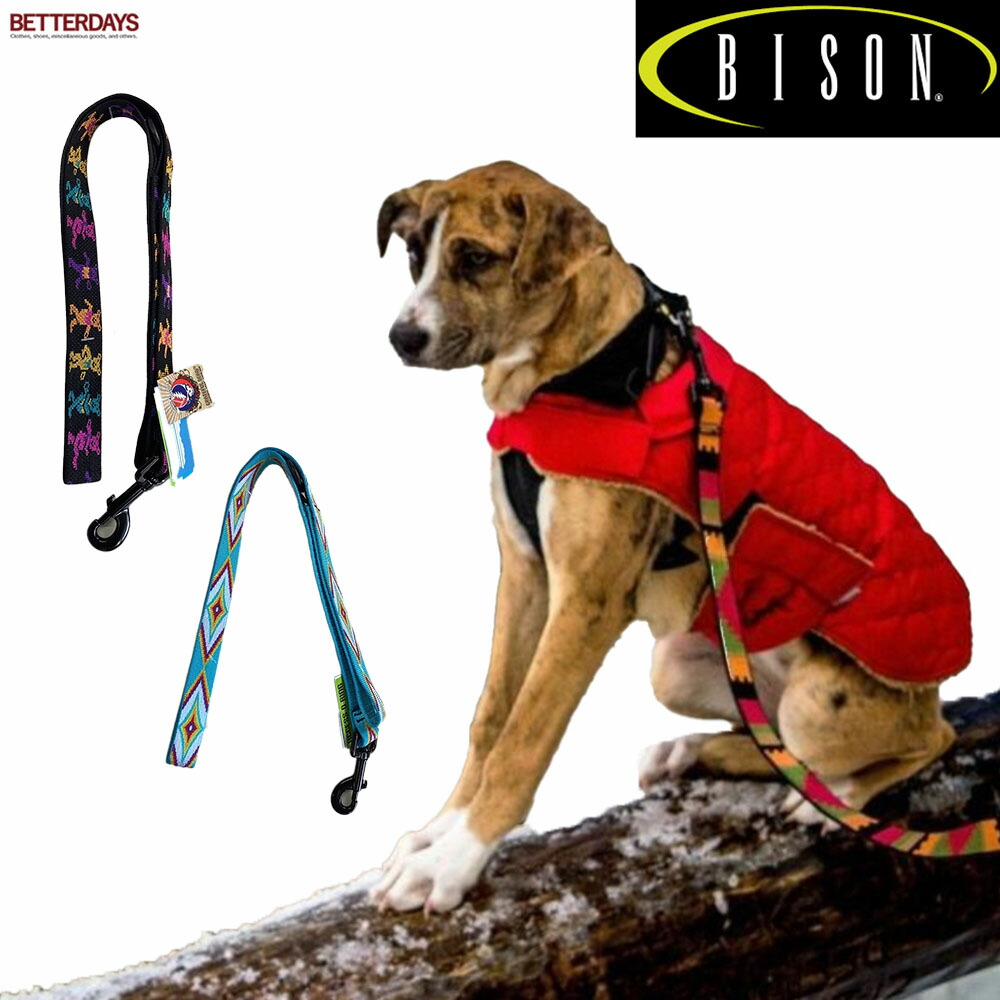 【楽天市場】リード バイソン Bison Designs 120cm BISON 1inch PATTERNED LEAD 幅2.5cm ...