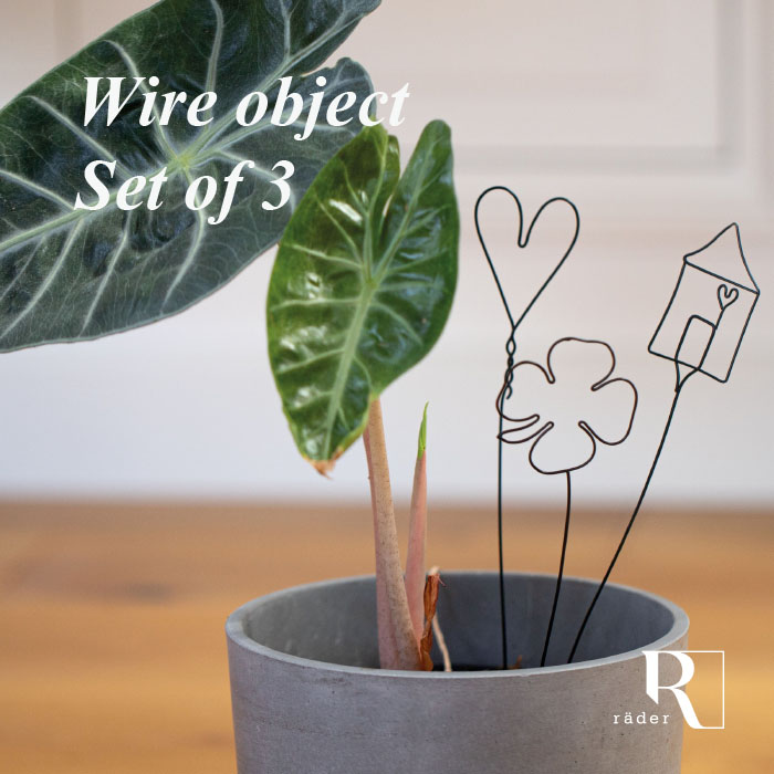 【楽天市場】rader Wire object Set of 3 モチーフワイヤー3本セット：The Better Living shop