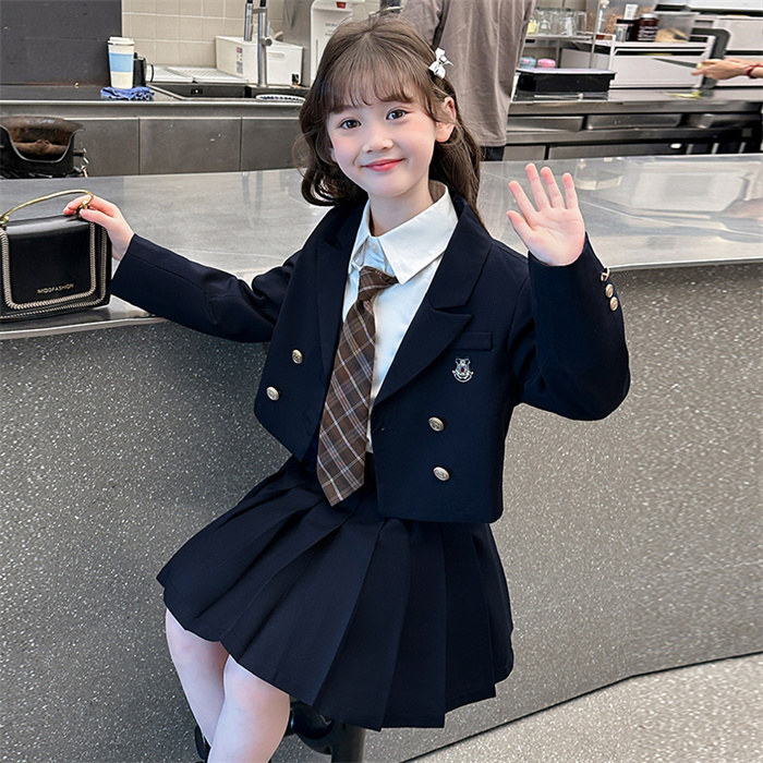 【楽天市場】卒業式 スーツ 女の子 4点セット フォーマルスーツ JK制服 入学式スーツ スカートスーツ ジャケット スカート スクール 子供スーツ 卒園式 キッズスーツ 女児 小学生 卒業式 ...