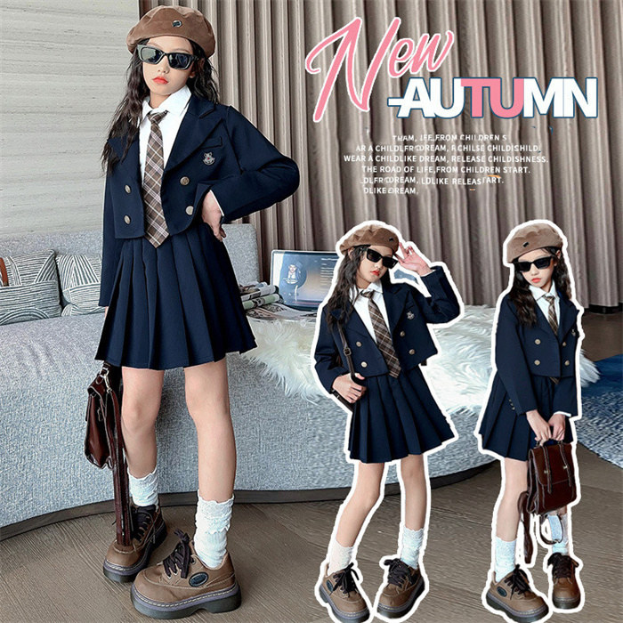 【楽天市場】卒業式 スーツ 女の子 フォーマルスーツ JK制服 子供服 入学式スーツ スカート ジャケット 4点セット 小学生 中学生 発表会 学園祭 発表会 卒業式スーツ 子供スーツ ...