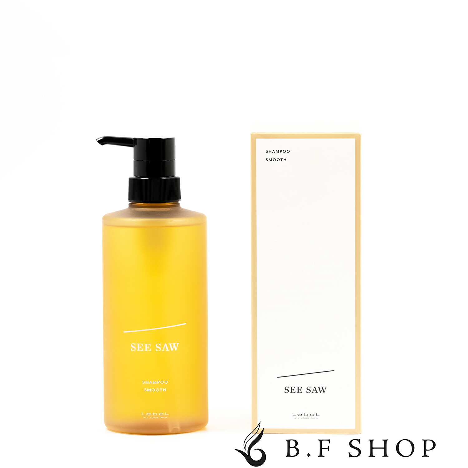 【楽天市場】ルベル シーソー シャンプー スムース 500ml ヘア＆スキャルプシャンプーS LebeL SEE SAW LSC：B.F SHOP