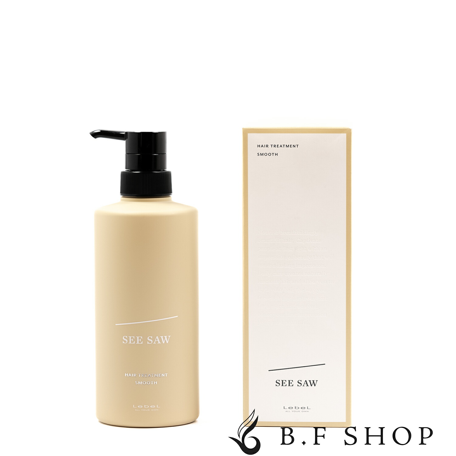 【楽天市場】ルベル シーソー トリートメント スムース 500ml ヘアトリートメントS LebeL SEE SAW LSC：B.F SHOP