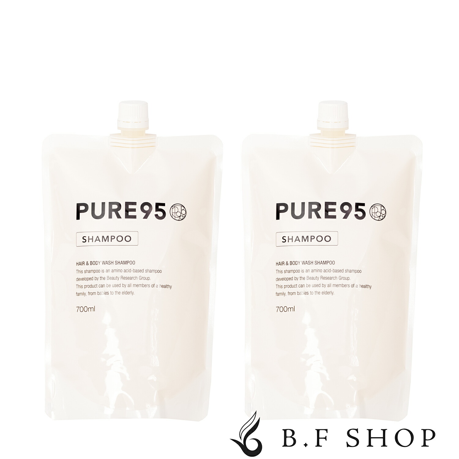 【楽天市場】【2本セット】パーミングジャパン PURE95 ピュア95 シャンプー 700ml LSC：B.F SHOP