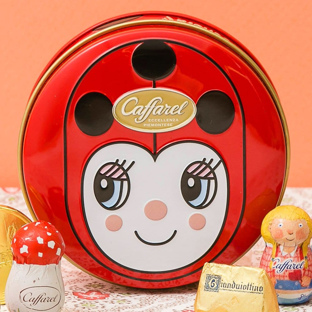 【楽天市場】カファレルCaffarelチョコラティーノ缶テントウムシチョコレート：BF-select