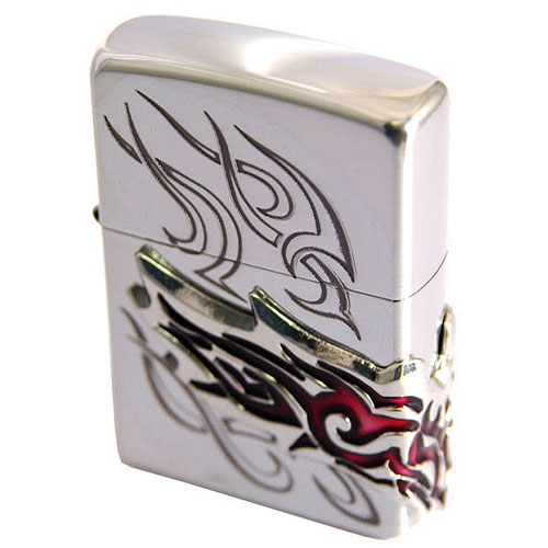 【楽天市場】zippo ジッポ ジッポー 20LOWI-SV ロストウィングス ライター ブラックニッケル/メタル貼り zippoレギュラー ...