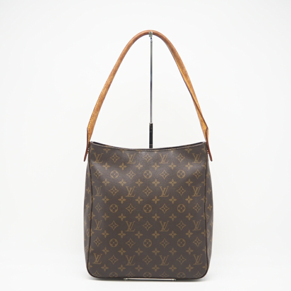 【楽天市場】★3日以内返品可★ LOUIS VUITTON ルイ・ヴィトン モノグラム ルーピングGM M51145 ハンドバッグ ブラウン ...