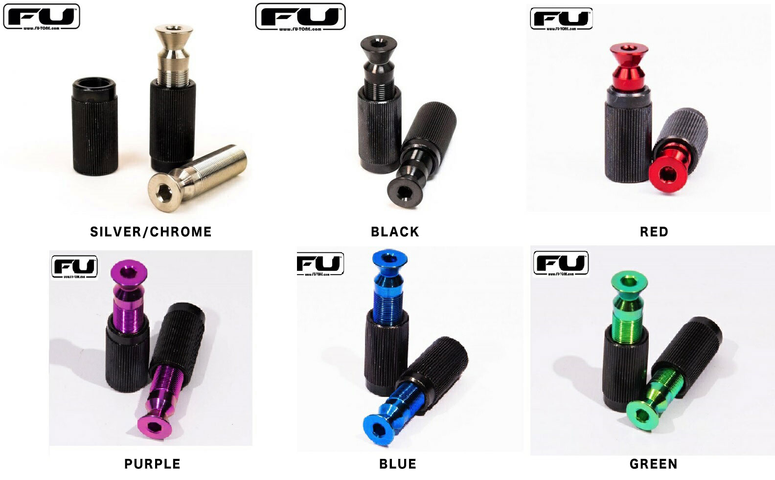 【楽天市場】【Floyd Rose Parts】FU-Tone Titanium Bridge Posts [フロイドローズ][パーツ ...