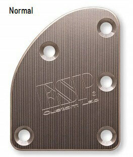 【楽天市場】ESP Custom Lab Parts T-5 Neck Set Plate Titan Normal [ESP純正パーツ ...