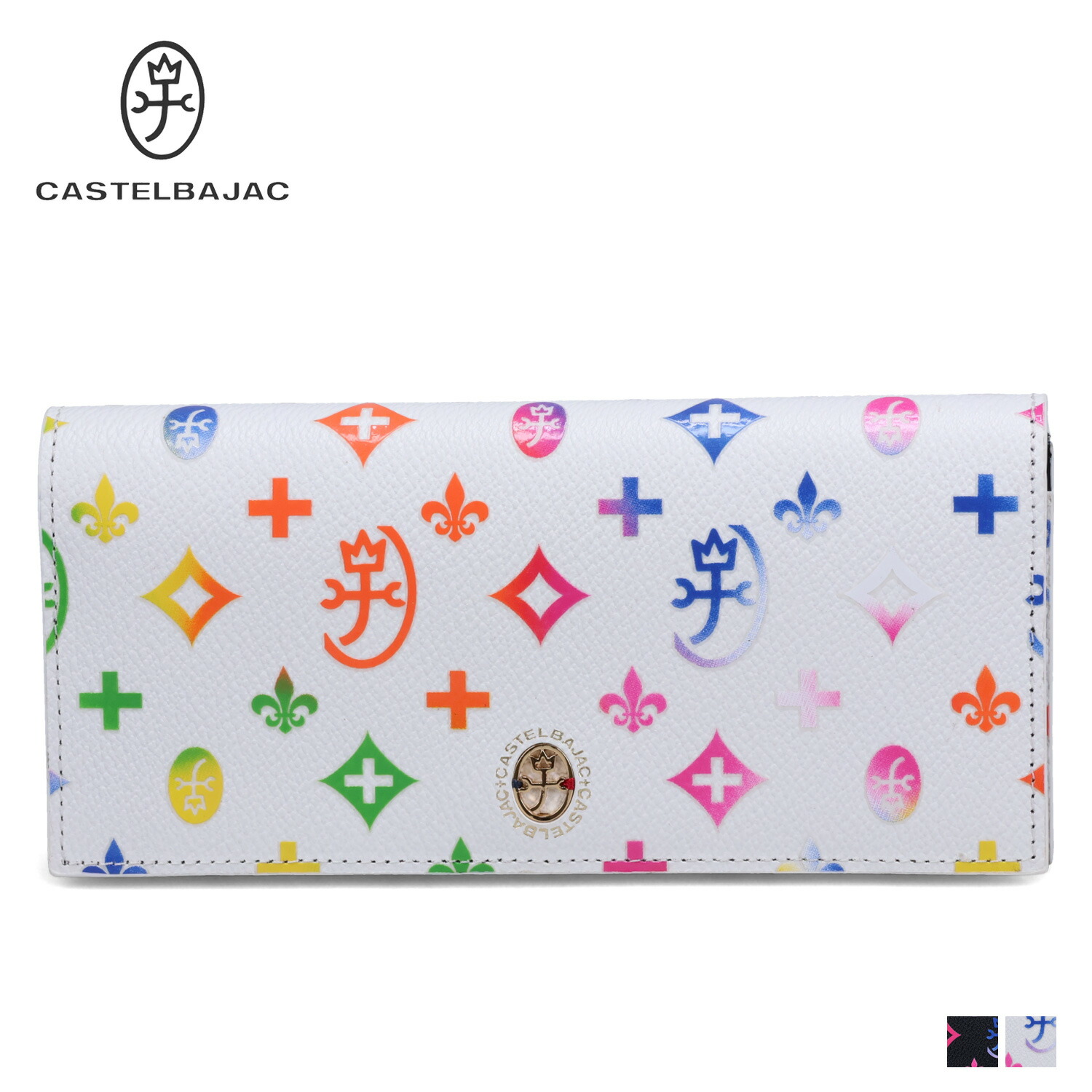 【楽天市場】CASTELBAJAC LONG WALLET カステルバジャック 財布 長財布 ジェルマン メンズ レディース 本革 モノグラム ...