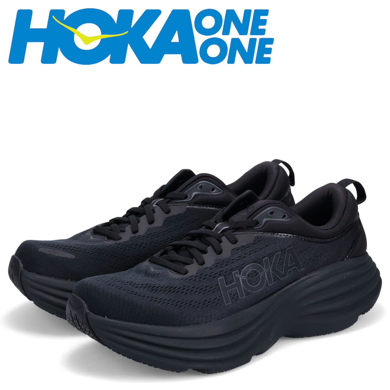 【楽天市場】HOKA ONE ONE Bondi 8 ホカオネオネ ボンダイ 8 スニーカー メンズ ランニング 厚底 ブラック 黒 ...