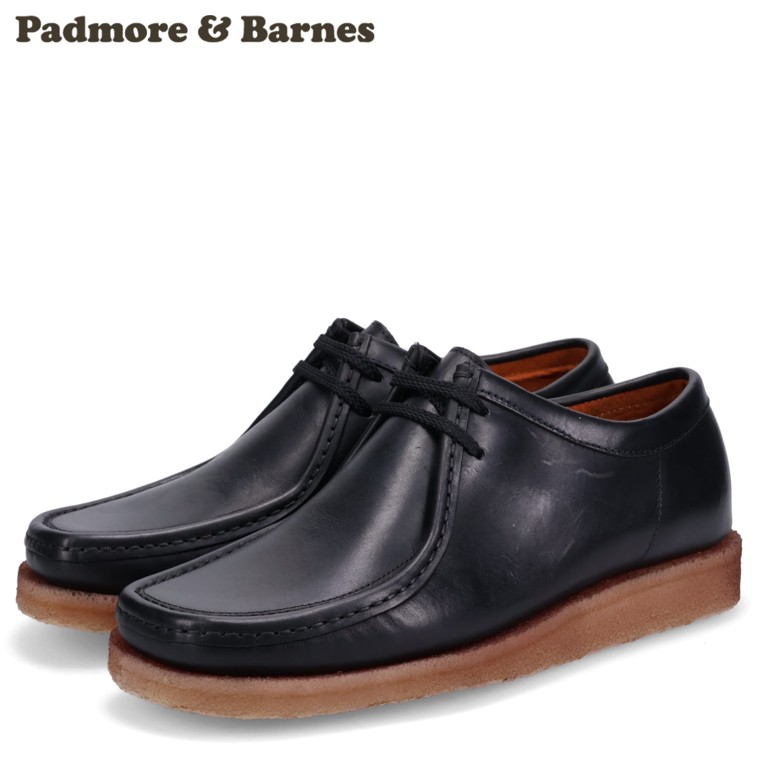 【楽天市場】PADMORE&BARNES ORIGINAL パドモアアンドバーンズ ワラビー ブーツ オリジナル メンズ ブラック 黒 ...