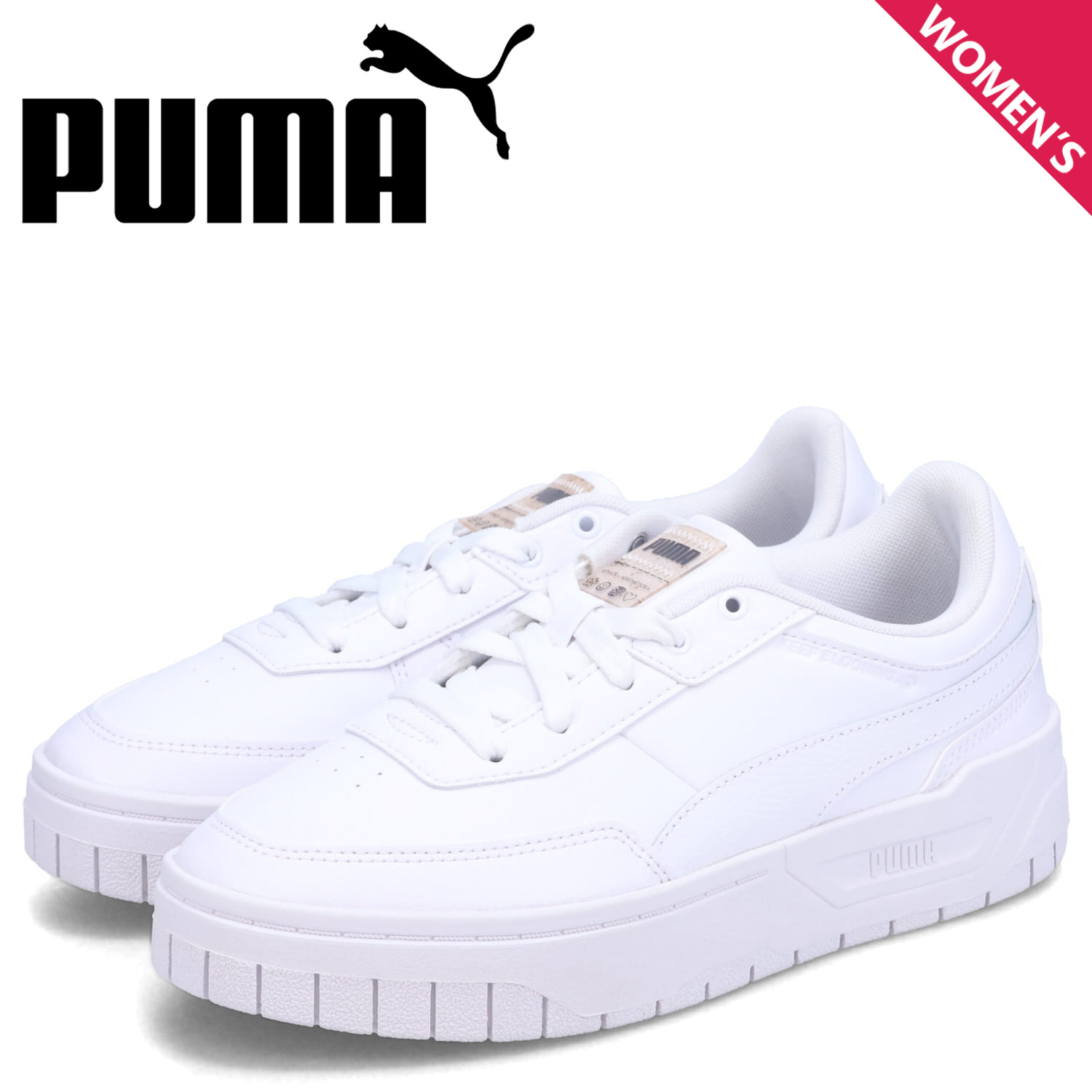 【楽天市場】PUMA CALI DREAM BE A POEM プーマ スニーカー カリ ドリーム ビー ア ポエム レディース ホワイト 白 ...