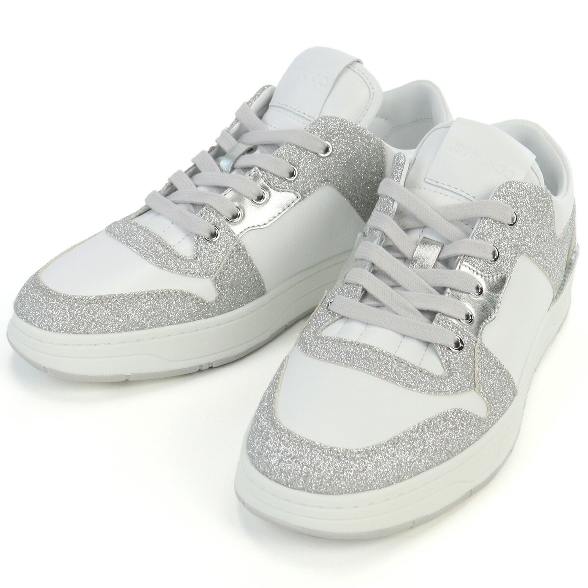 【楽天市場】ジミーチュウ JIMMY CHOO メンズ スニーカー ブランド FLORENT-M QYA 232 X SILVER-WHITE ホワイト shoes-01：ブランド総合卸 ビッグヒット