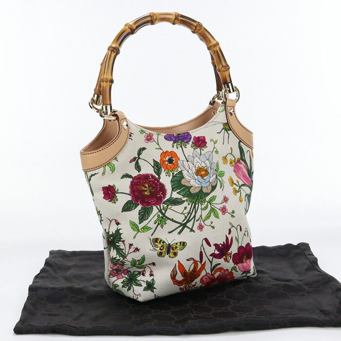 【楽天市場】【中古良品】グッチ(GUCCI) バンブー トートバッグ キャンバス 140203 【ランク：A】 us-2 ﾚﾃﾞｨｰｽ：ブランド総合卸 ビッグヒット