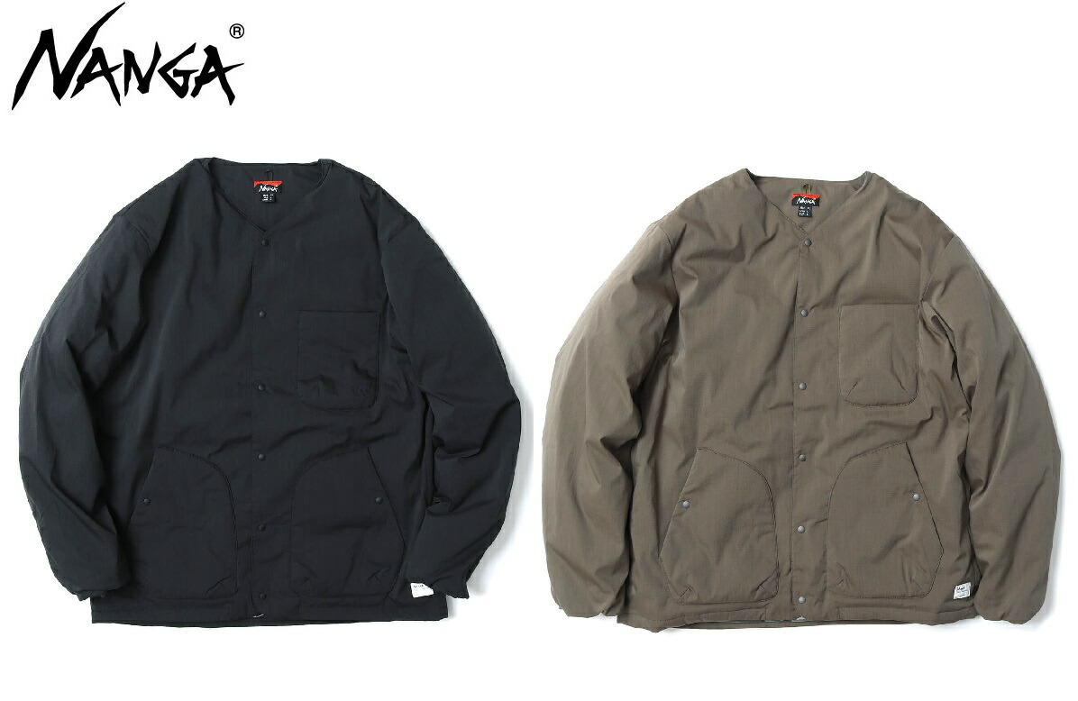 【楽天市場】NANGA (ナンガ) HINOC RIPSTOP INNER DOWN CARDIGAN/ヒノックリップストップ インナーダウンカーディガン/メンズ/アウトドアウェア ...