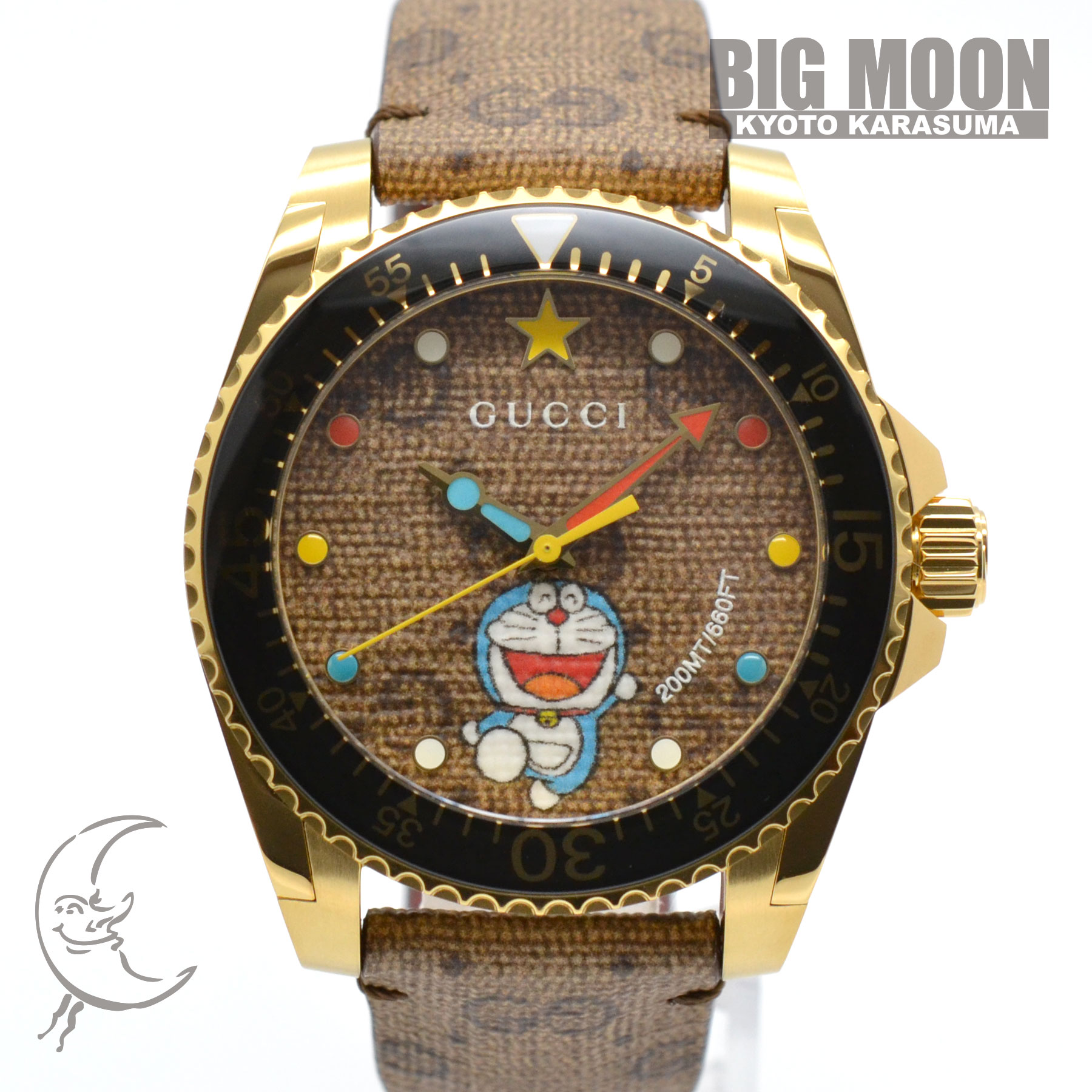 【楽天市場】【中古】GUCCI グッチ ダイブウォッチ 40mm ドラえもん×GUCCI YA136335：BIGMOON京都楽天市場店