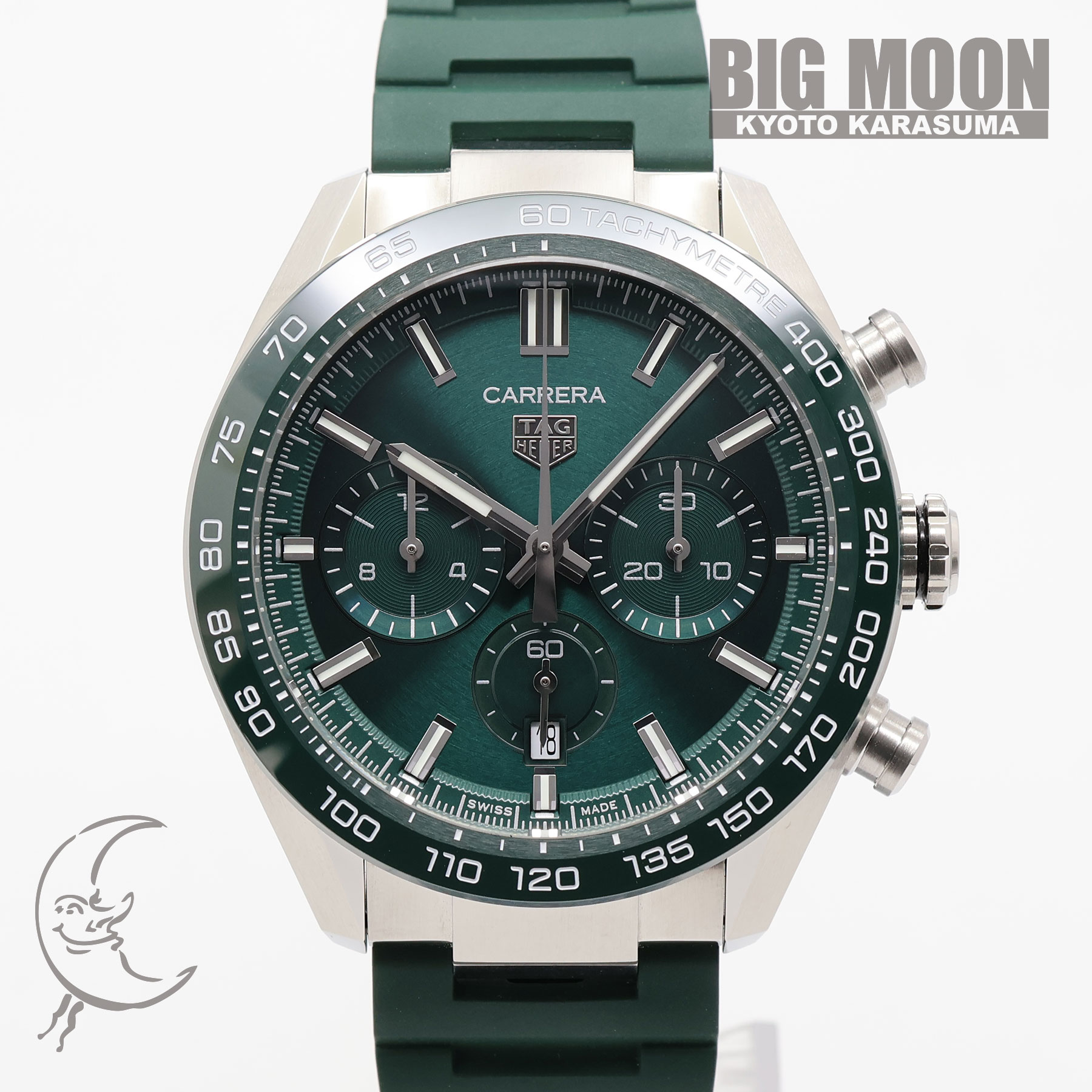 【楽天市場】【中古】TAG HEUER タグホイヤー カレラ クロノグラフ 44mm CBN2A1N.FT6238：BIGMOON京都楽天市場店