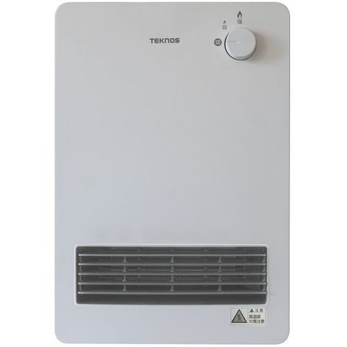 【楽天市場】【即日発送】 TEKNOS セラミックファンヒーター 1200W TS-1250(W) ヒーター 暖房 冬物家電 転倒OFFスイッチ 可変ルーパー 出力2段階切替 強弱 リビング ...