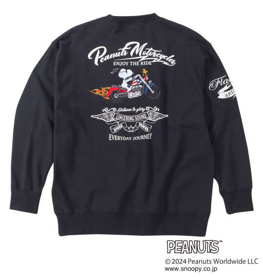 【楽天市場】大きいサイズ メンズスヌーピーコラボクルートレーナー FLAGSTAFF×PEANUTS 3L 4L 5L 6L 8L カジュアル 快適 丈夫 おしゃれ 人気 高品質 柔らかい ...