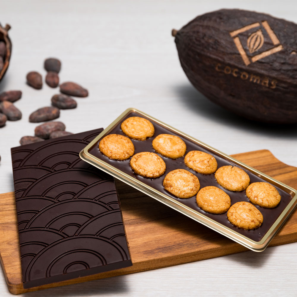 【楽天市場】cocomas chocolate 草加煎餅チョコレート＆cocomas original 73%のタブレットペア 埼玉県 草加市 ...