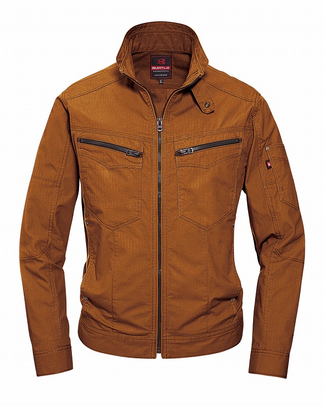 【楽天市場】BURTLE バートル 5511 長袖ジャケット マーベリック Mサイズ 春夏用 ユニセックス 上着 ブルゾン 防縮 綿素材 作業服 作業着 ユニホーム 5511シリーズ：バイク ...